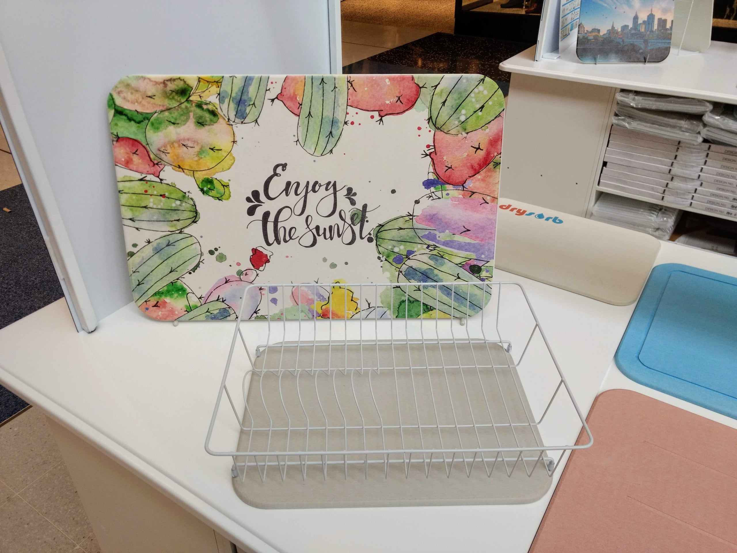 Dish rack, drip mat. | Drysorb